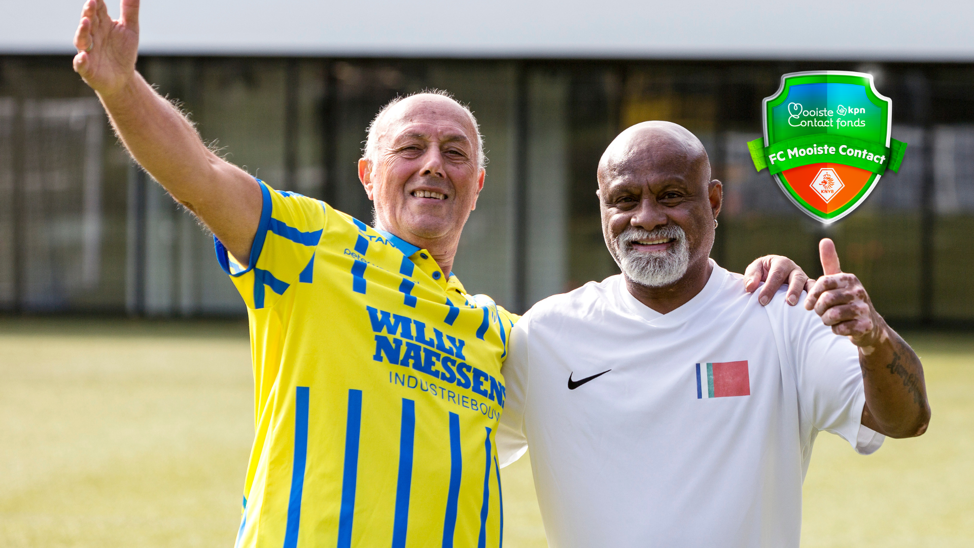 Voetballegende Keest Kist trapt Walking Football af bij FC Kerkrade ...